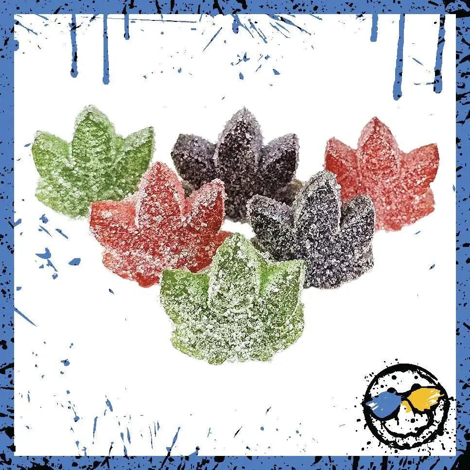 6x THC Assorted Weed Leaf Gummies (180mg) – Amazol.biz